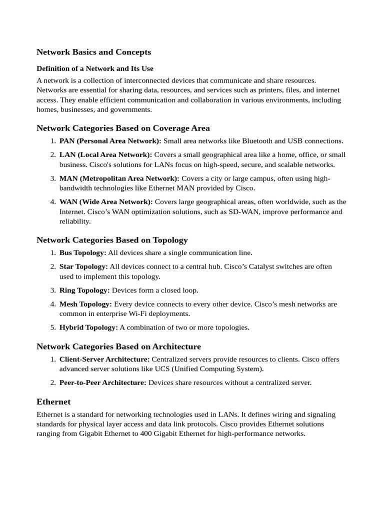 Network Short Note | PDF | Computer Network | Internet Protocols