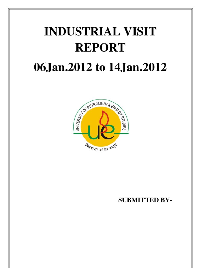 Industrial Visit Report | PDF | Natural Gas | Fossil Fuels