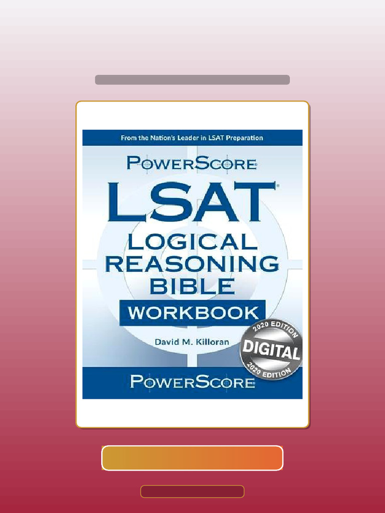 Test Bank for the PowerScore LSAT Logical Reasoning Bible Workbook ...