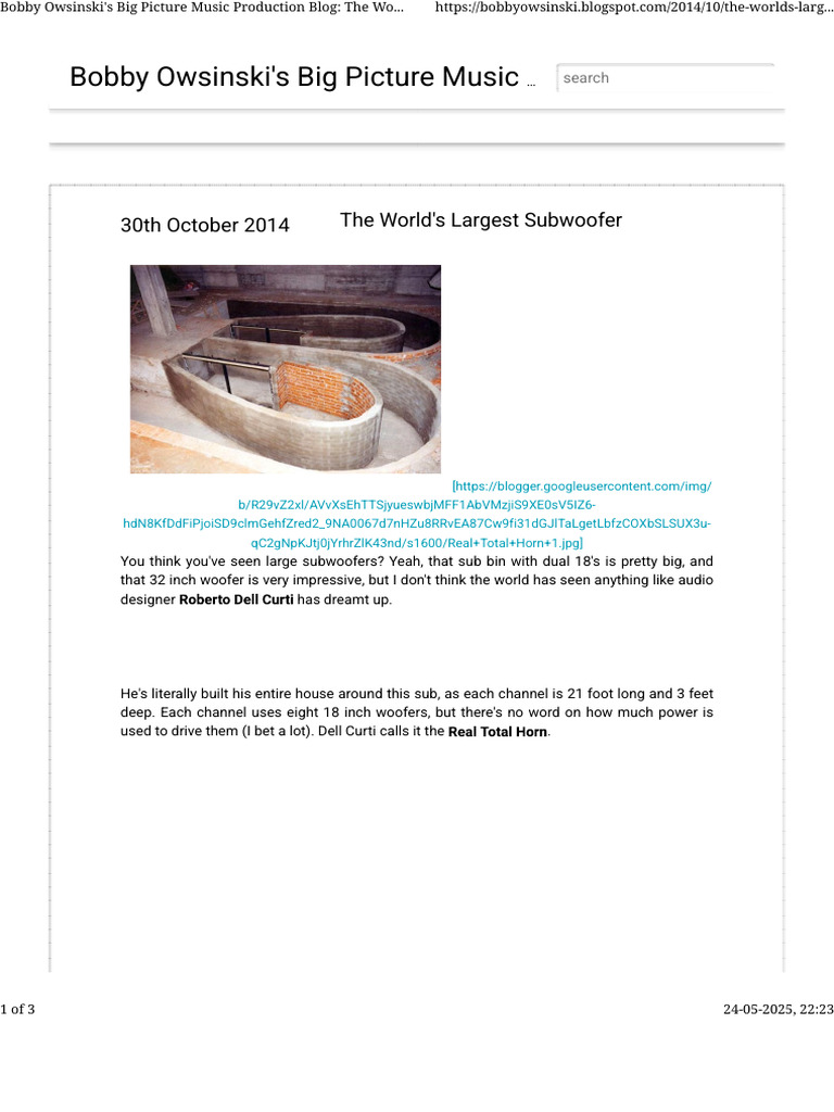 Subwoofer | PDF | Audio Engineering | Signal Processing