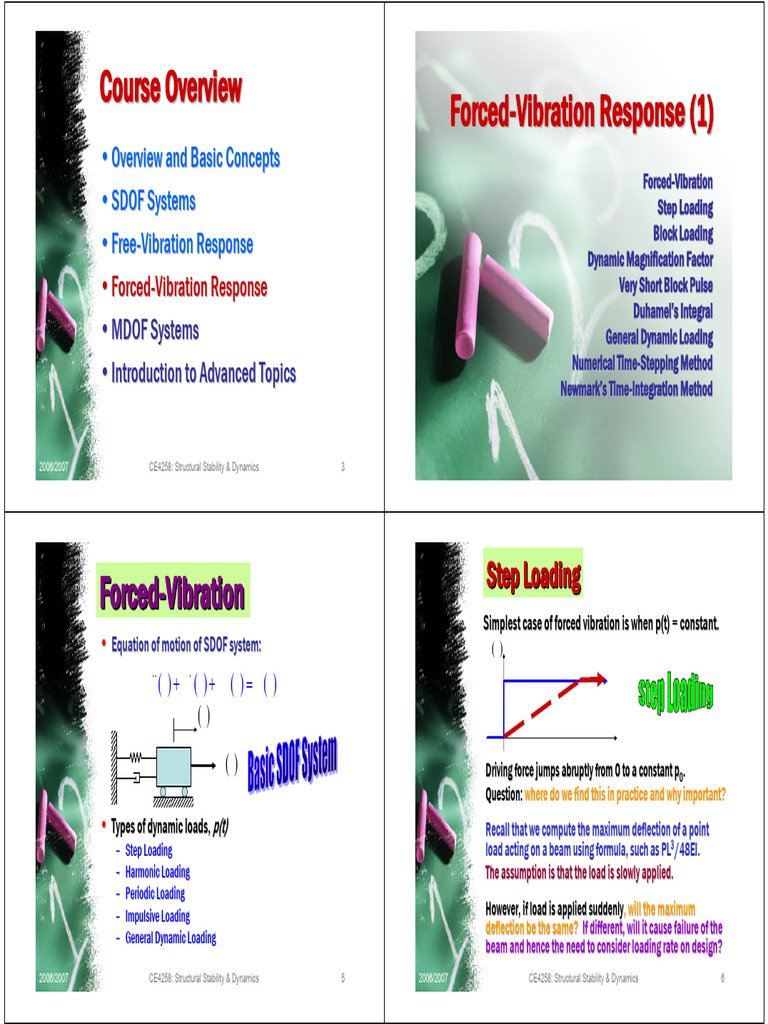 CE4258 4 QUEK Unlocked | PDF | Oscillation | Mechanics