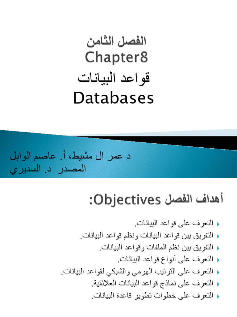 6 MIS 8TH Chapter Database | PDF