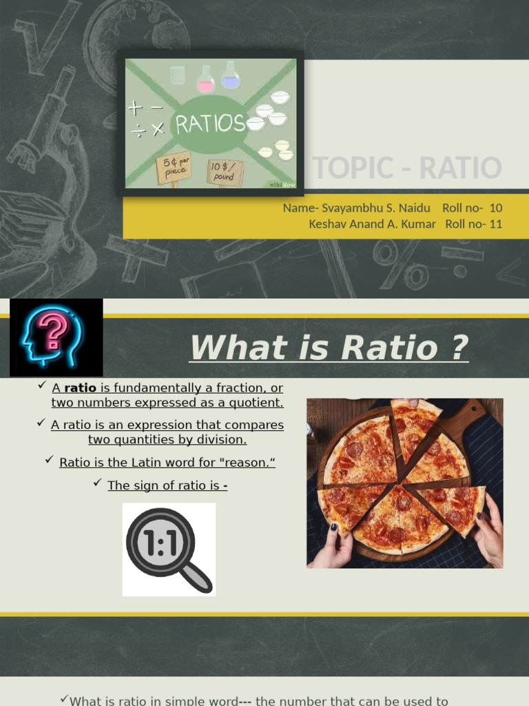 Topic - Ratio | PDF | Ratio | Arithmetic