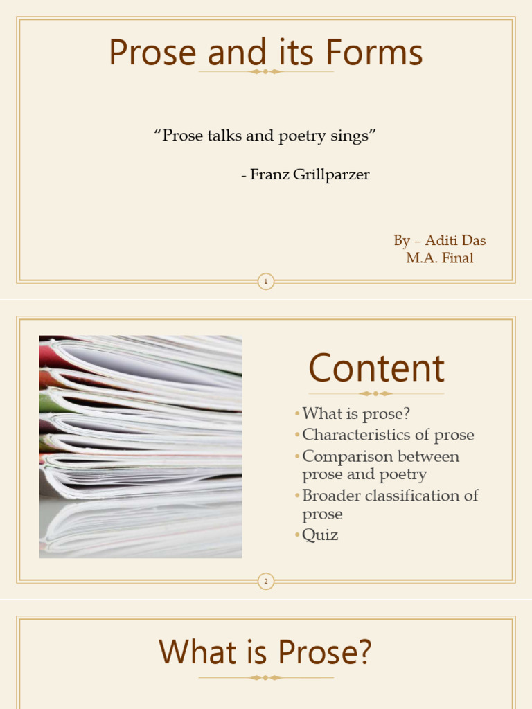 Prose and Its Forms 2 | PDF | Poetry | Prose