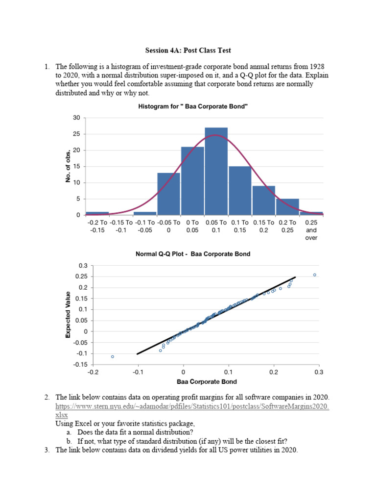 Session 4 a Test | PDF | Histogram | Normal Distribution