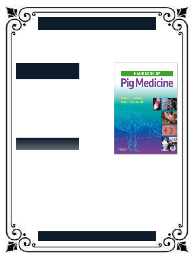Handbook of Pig Medicine 1st Edition Peter Gg Jackson ebook ...