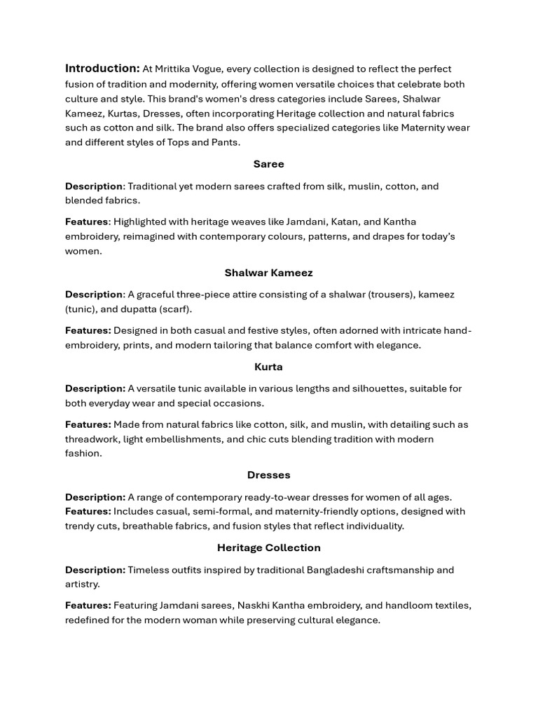 Introduction | PDF | Clothing | Fashion