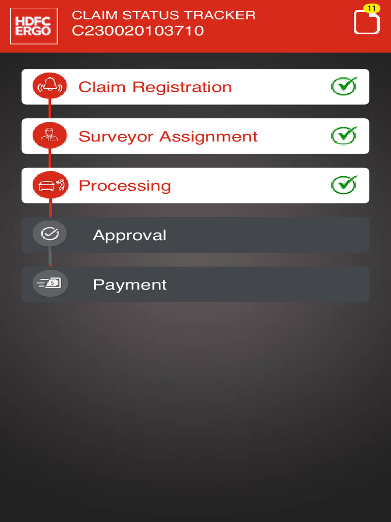 HDFCERGO Claim Tracker | PDF