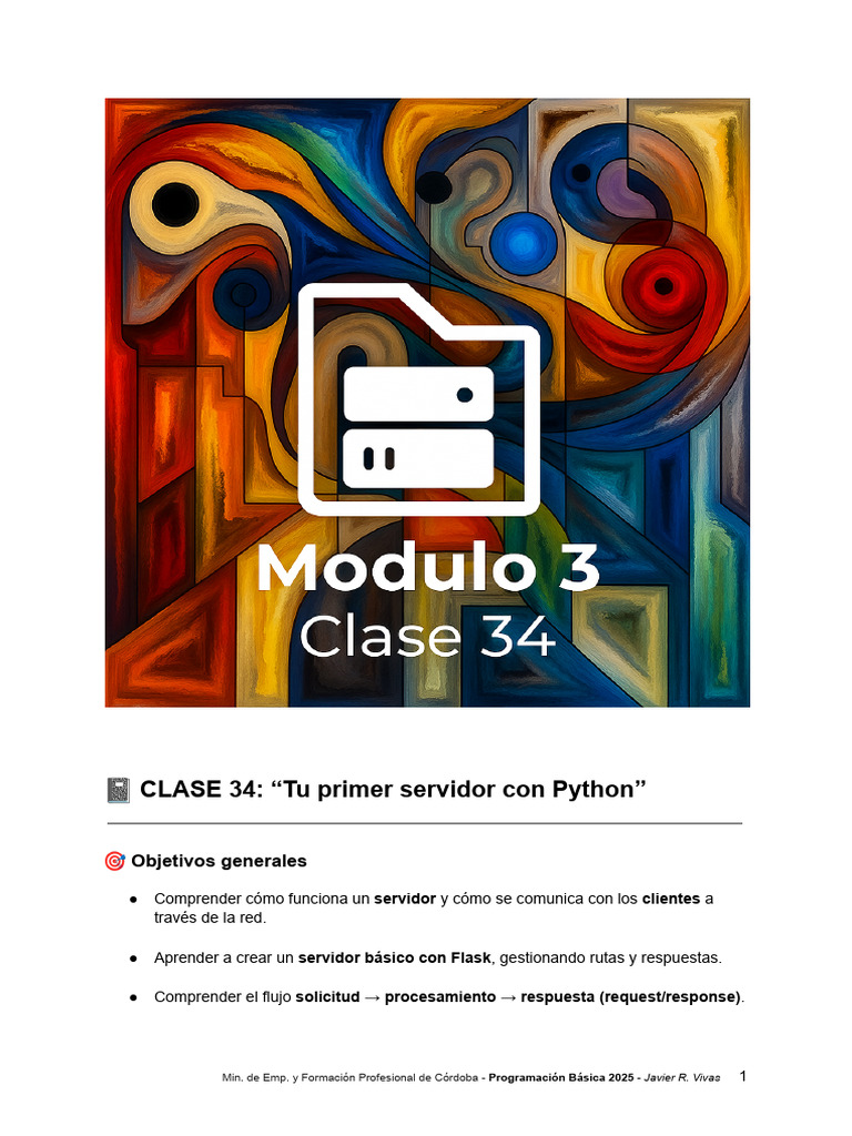Modulo3 Clase34 | PDF | Servidor web | Internet y web