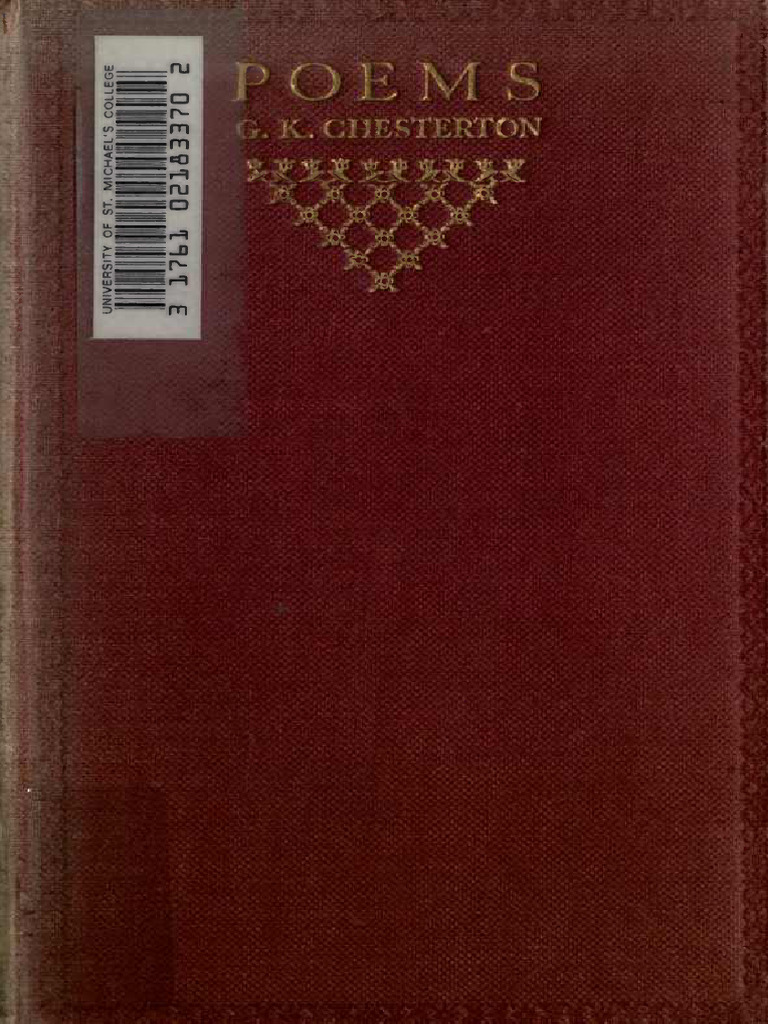 Chesterton's War and Love Poems | PDF