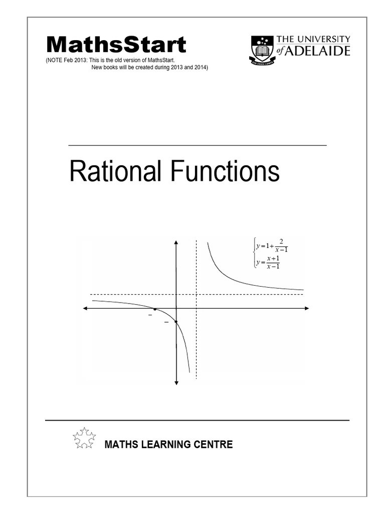 Ms4 Rational Book | PDF | Asymptote | Function (Mathematics)