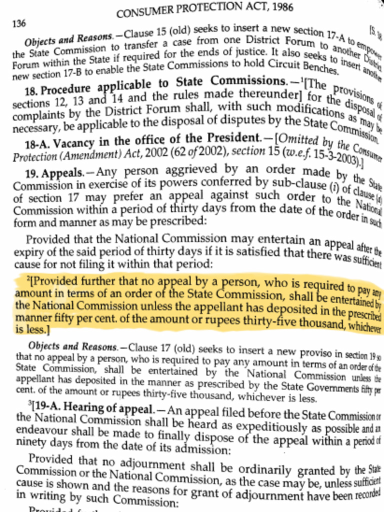Consumer Protection Act, 1986 | PDF