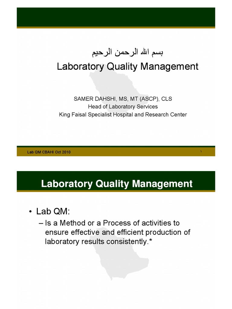 Laboratory Quality Management Guide | PDF | Laboratories | Quality ...