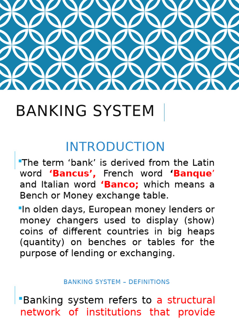 Overview of Banking Systems and Policies | PDF | Banks | Central Banks