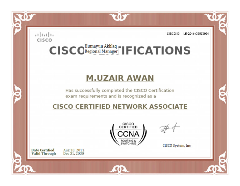 Cisco Certifications | PDF
