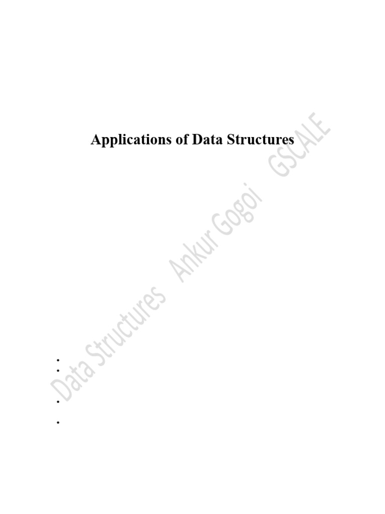 2_Application of Data Structures | PDF | Data Structure | World Wide Web