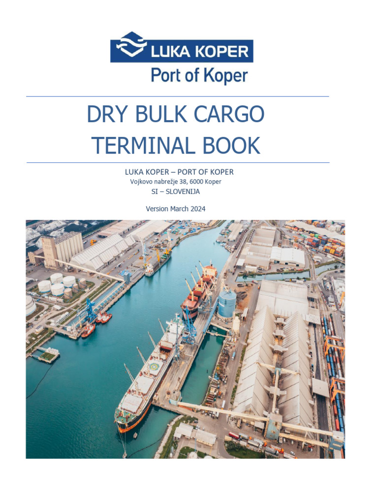 DRY BULK CARGO TERMINAL BOOK Marec 2024 | PDF | Cargo | Ships