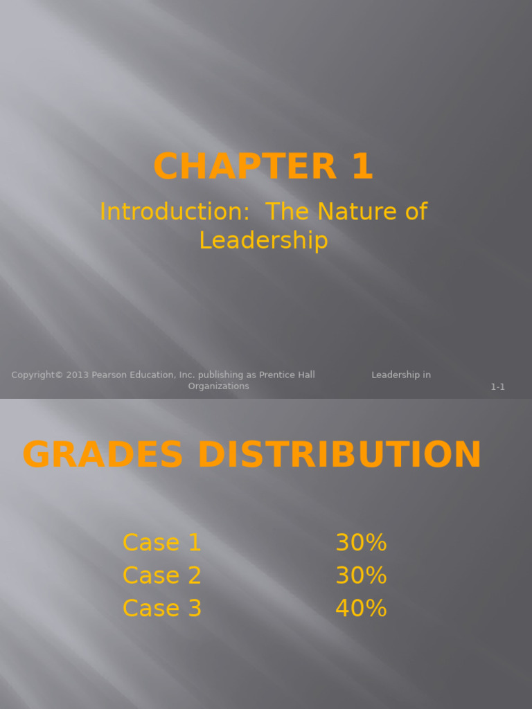Yukl Chapter 01 | PDF | Leadership | Social Psychology
