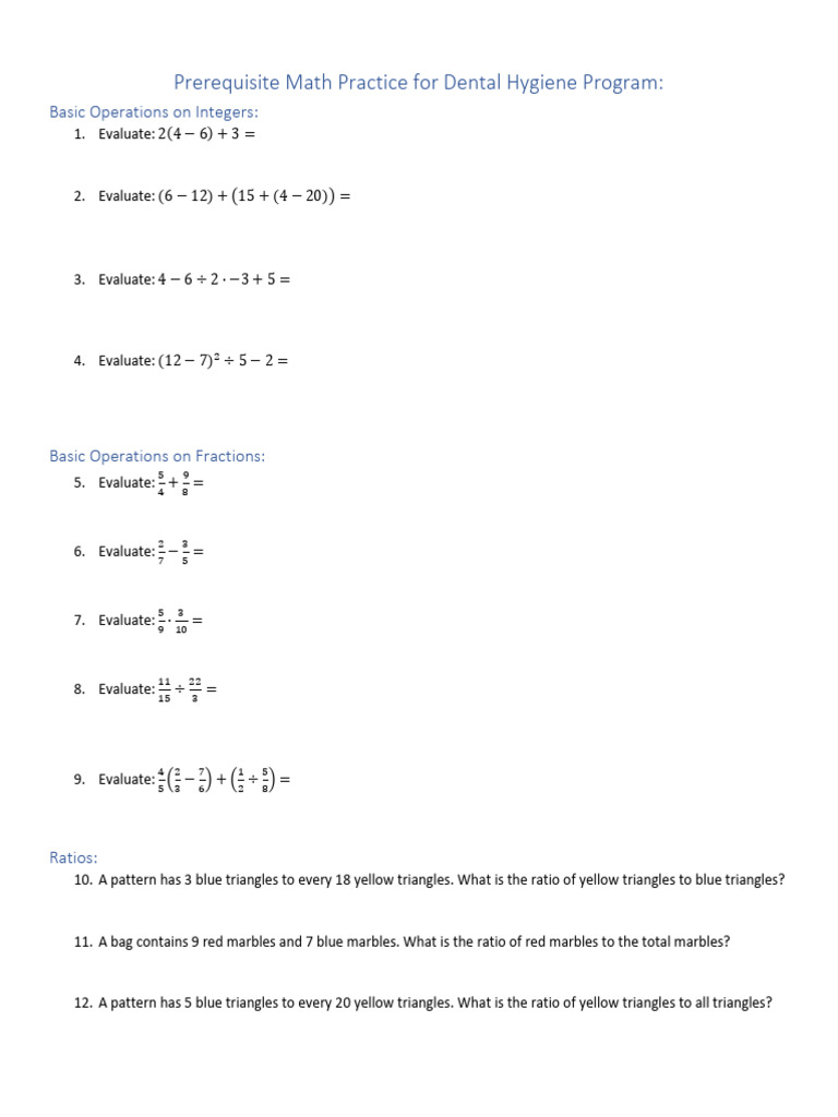 Math Practice Test | PDF