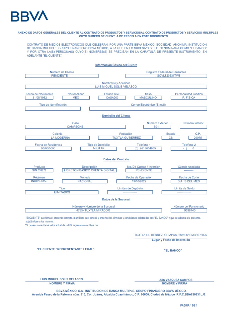 Libreton Luis Bbva | PDF | México | Bancos