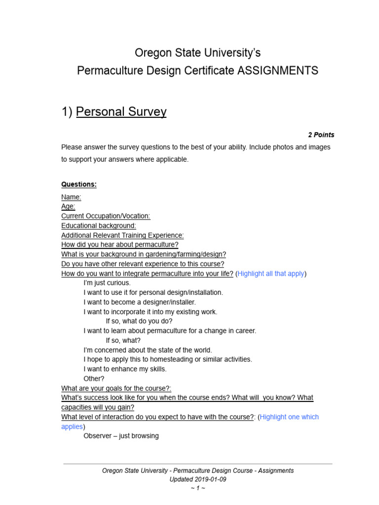 Osu PDC Assignments 2021 | PDF | Drainage Basin | Soil