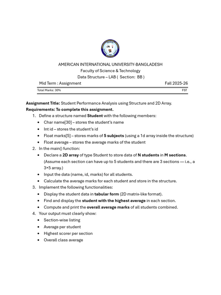 MT - DS Assignment | PDF