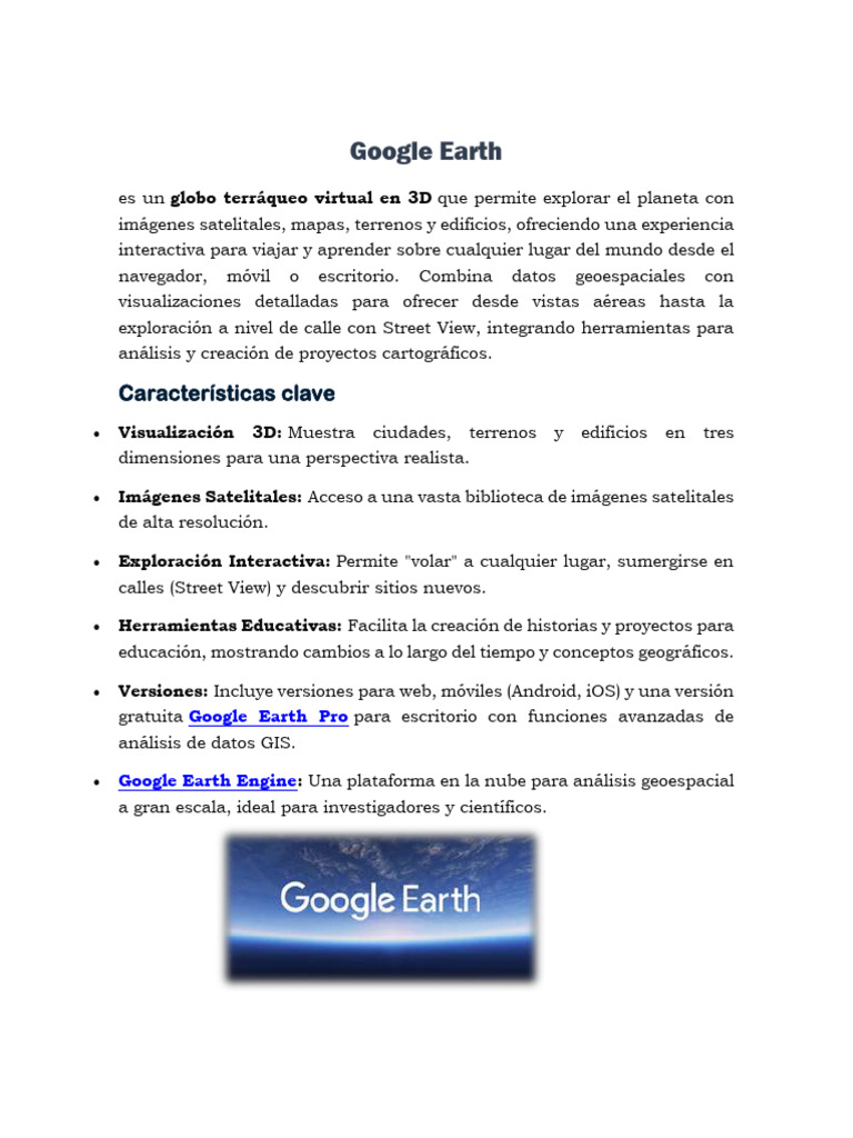 Google Earth | PDF