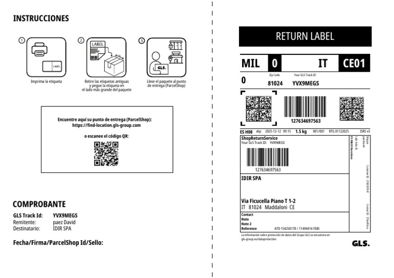 Return Label | PDF