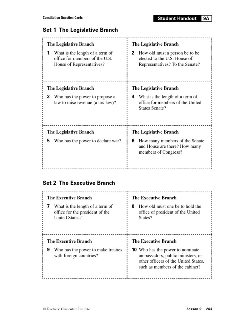 Ricardo Echeveria JR - Constitution Cards | PDF | Federal Government Of ...