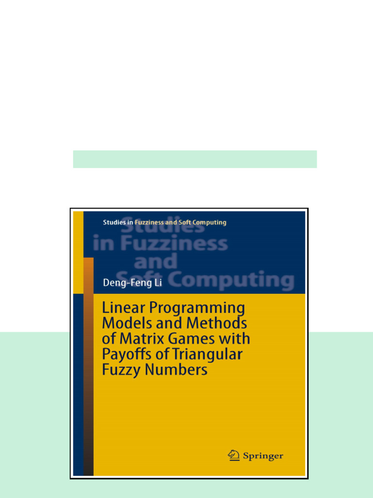 2678994 | PDF | Linear Programming | Matrix (Mathematics)
