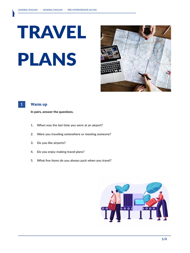 travel-plans-american-english-student-A2-B1 (1) | PDF