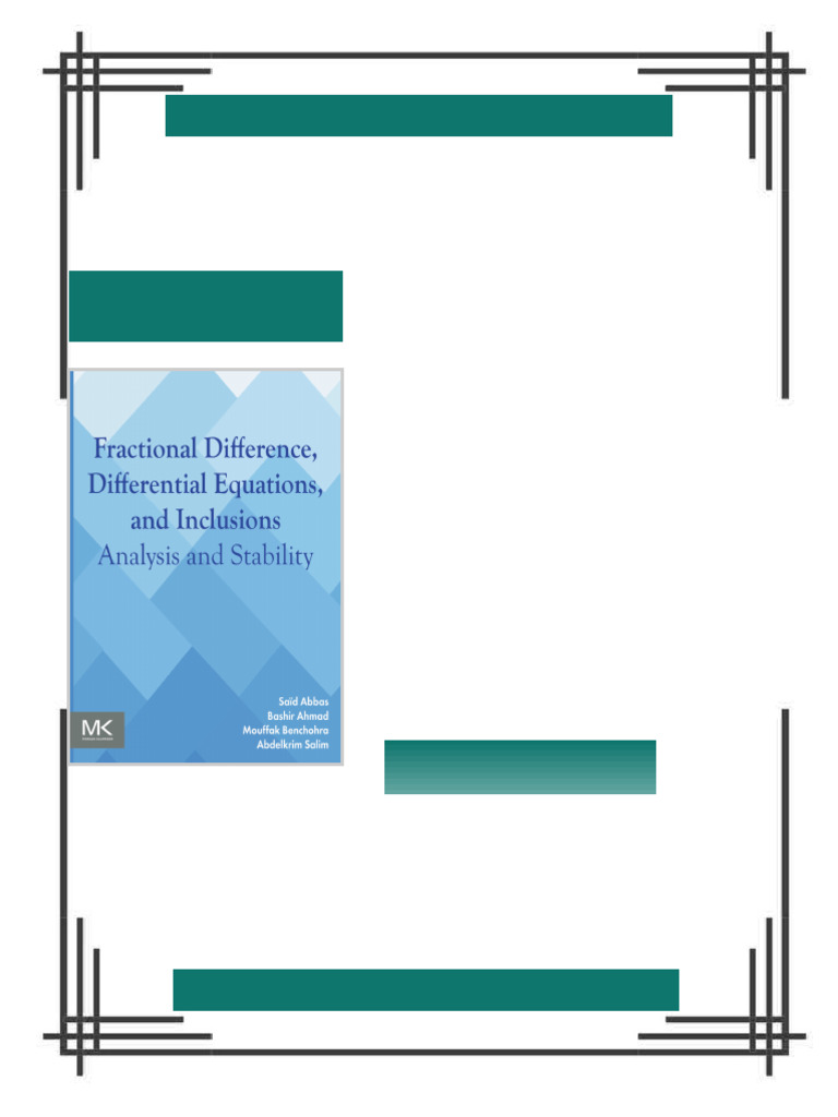 Fractional Difference Differential Equations and Inclusions Analysis ...