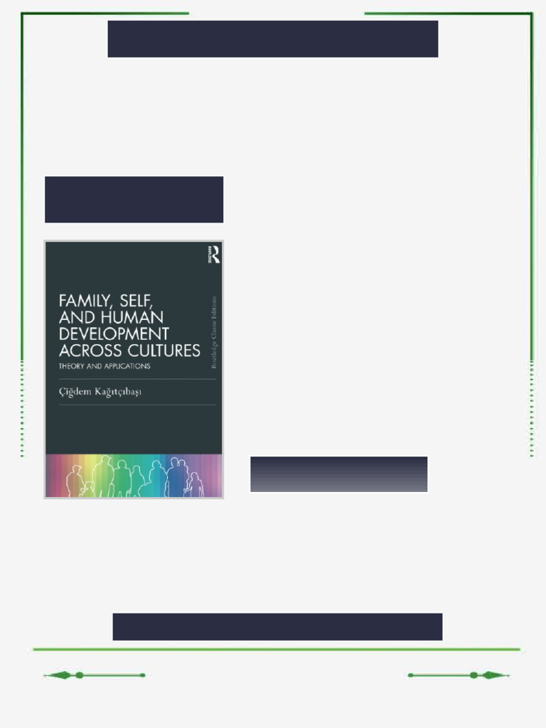 Family Self and Human Development Across Cultures Theory and ...