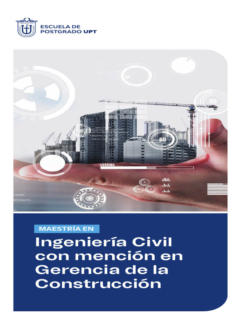 Maestría en Ingeniería Civil Con Mención en Gerencia de La Construcción ...