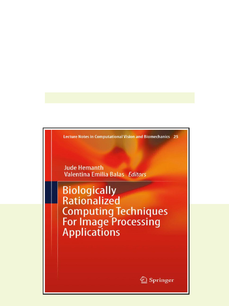 Biologically Rationalized Computing Techniques For Image Processing ...