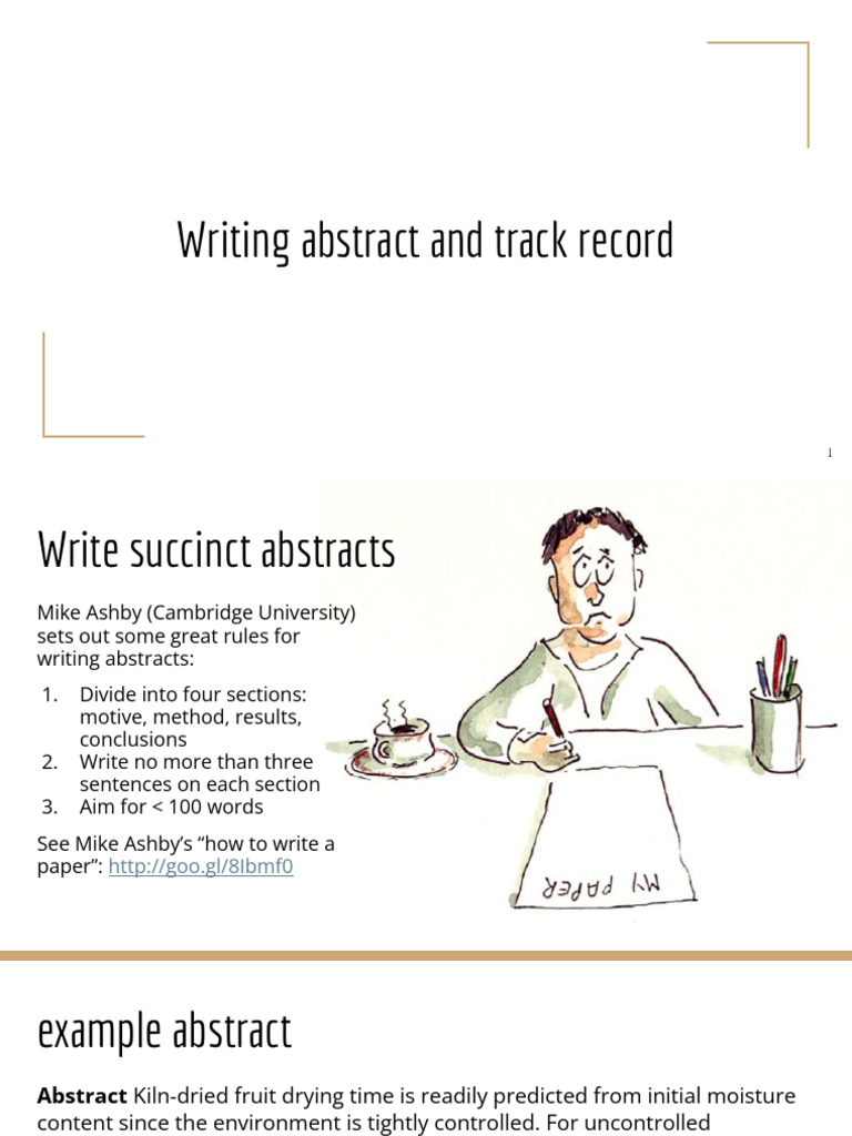 Writing the Abstract - Google Slides | PDF | Chess Theory | Chess Openings