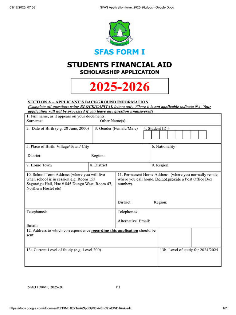 SFAS | PDF