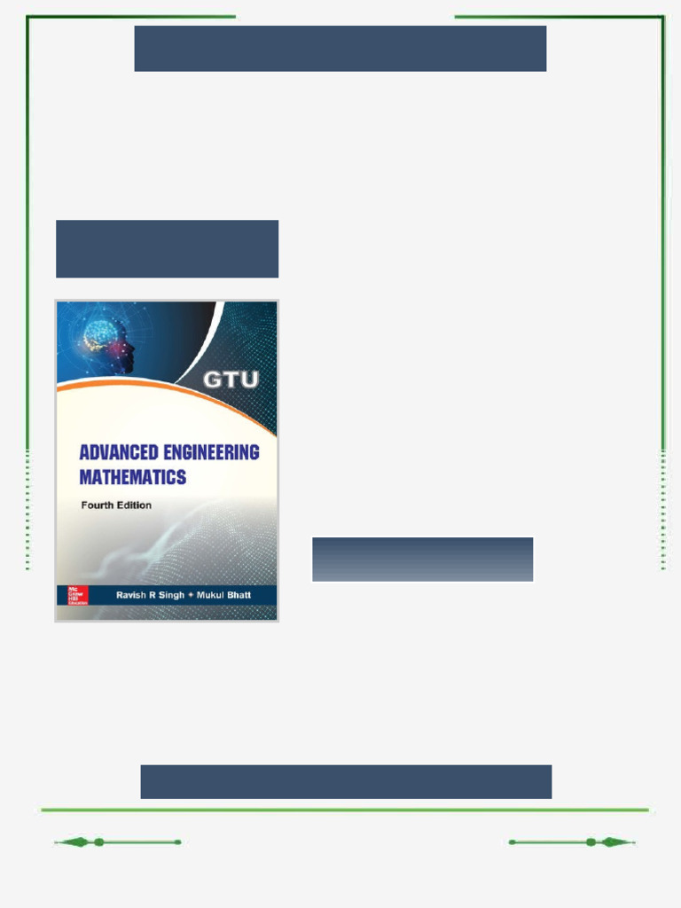 Advanced Engineering Mathematics (Gujarat Technological University 2018 ...