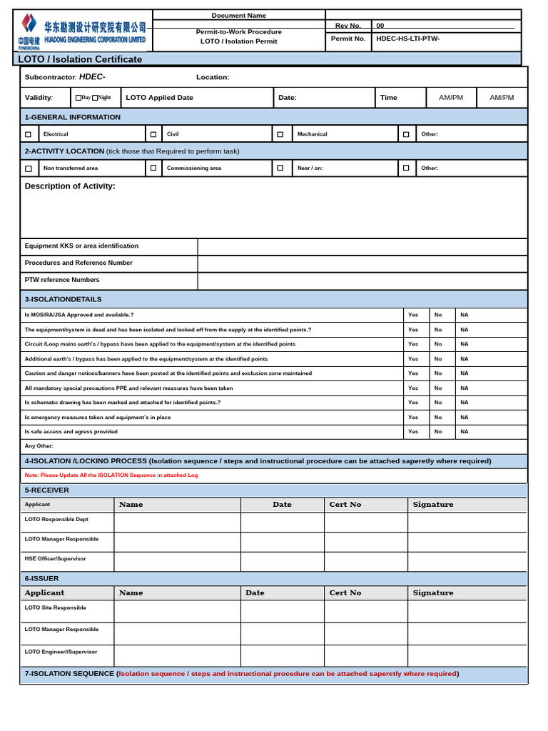 1 - Isolation Certificate New | PDF | Electricity | Electrical Engineering