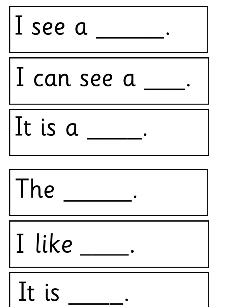 Sentence Stems | PDF