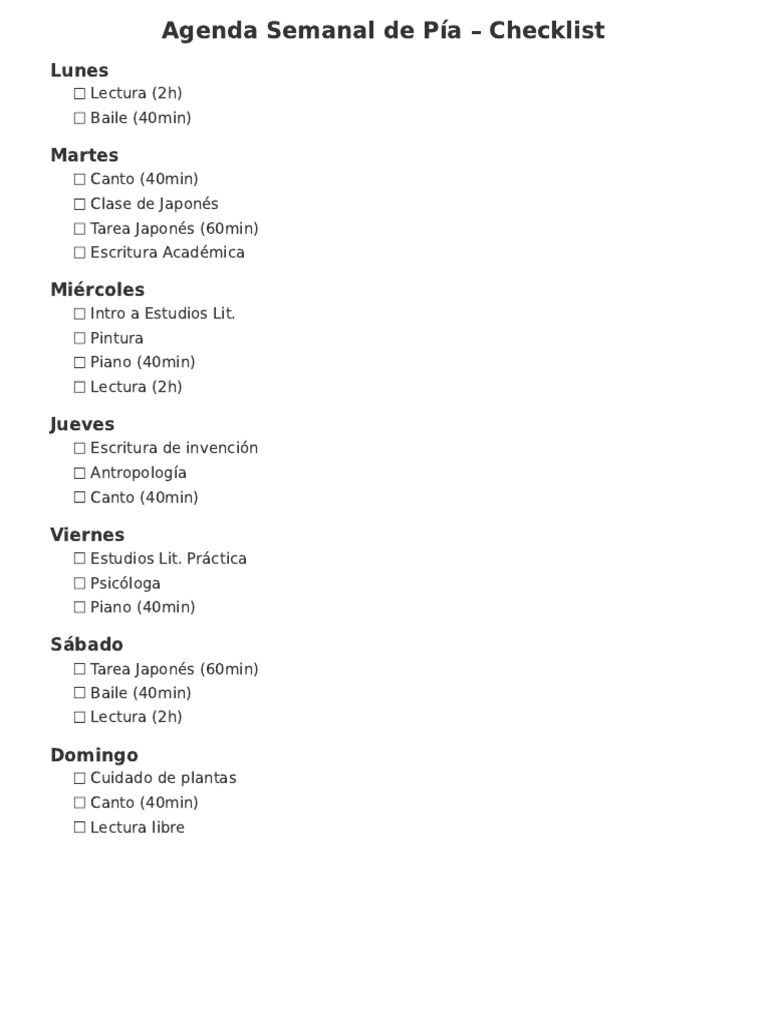 Agenda Checklist Pia Vertical Repeat | PDF