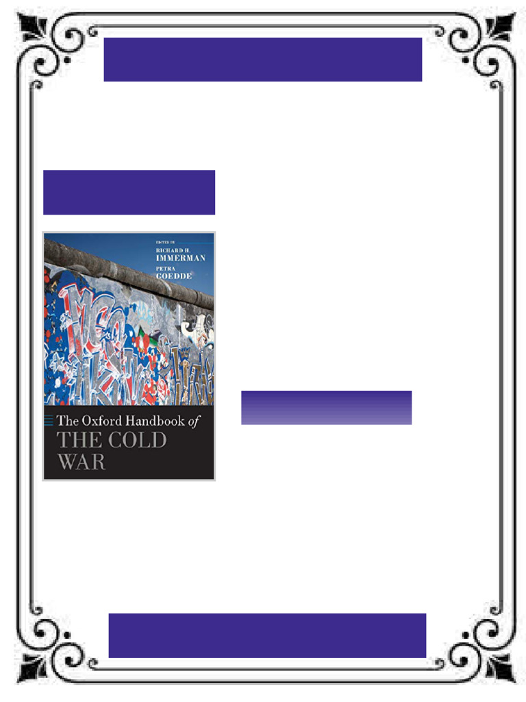 The Oxford Handbook of the Cold War Richard H. Immerman ebook reader ...