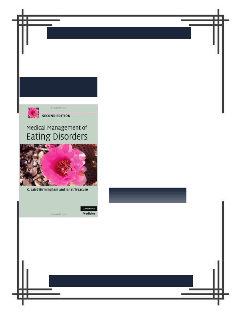 Medical Management of Eating Disorders 2nd Edition C. Laird Birmingham ...