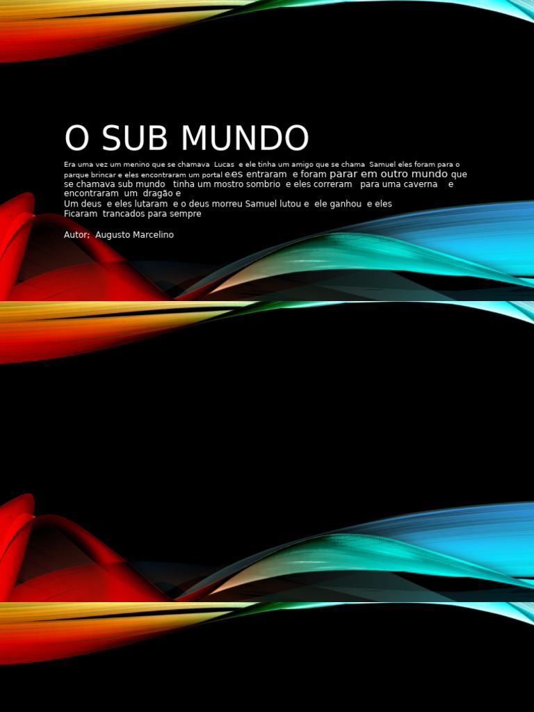 O sub mundo | PDF