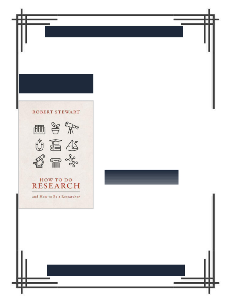 How to Do Research: And How to Be a Researcher Robert Stewart ebook ...