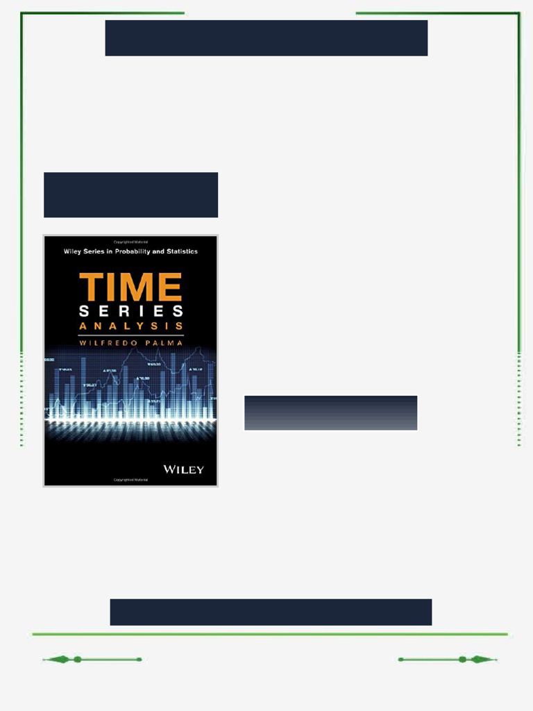 Time series analysis 1st Edition Palma eBook study edition | PDF | Time ...