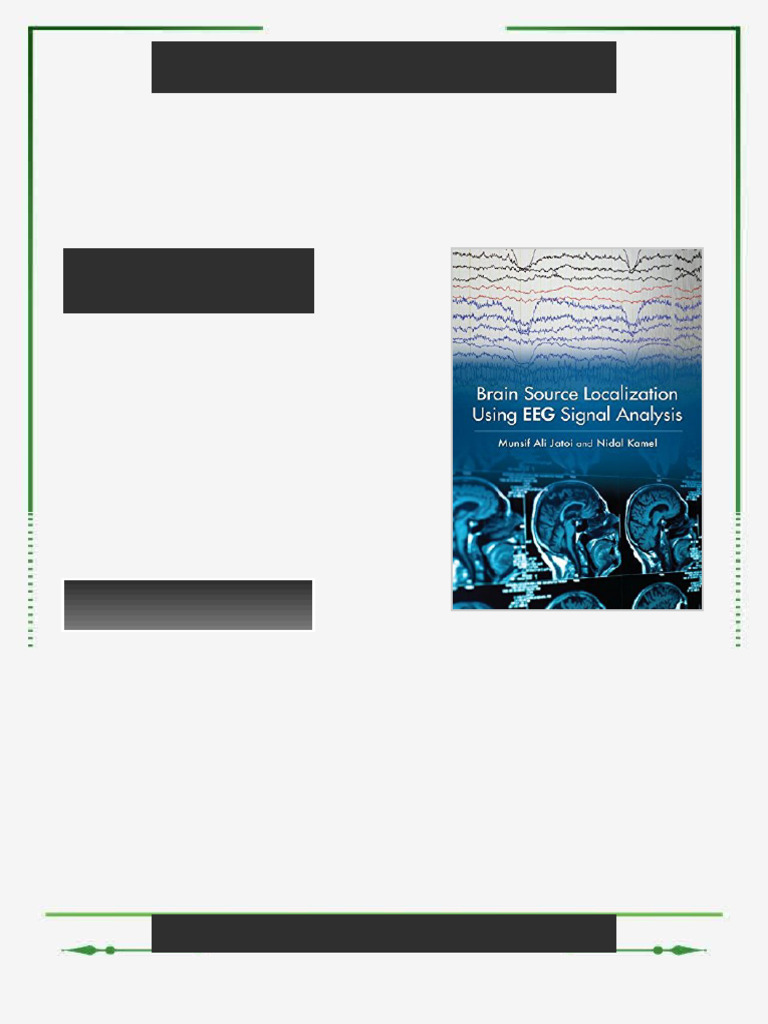 Brain Source Localization Using EEG Signal Analysis 1st Edition Munsif ...