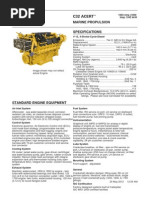 Cat C18 ACERT Spec Sheets - Commercial C18 ACERT Marine Propulsion ...