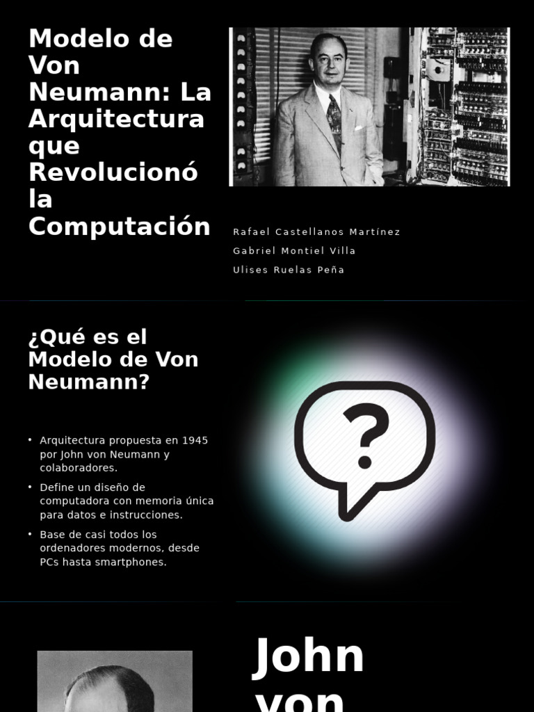 Modelo de Von Neumann en Computación | PDF