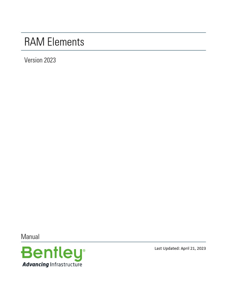RAM Elements 2023 User Manual | PDF